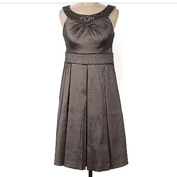 Chetta B | Dresses | Chetta B Evening Dress In Taupe | Poshmark